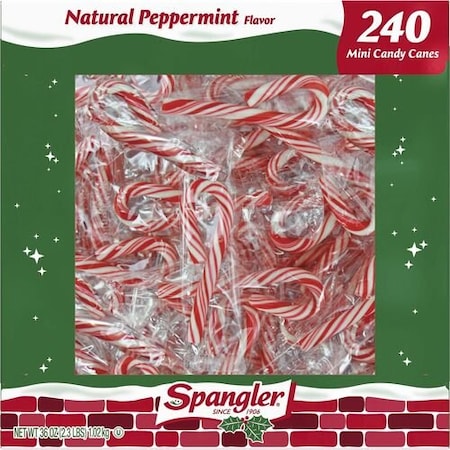 Spangler Candy Co Candy Canes, Mini, 2RD/WE, 8PK SPA1120 | Zoro