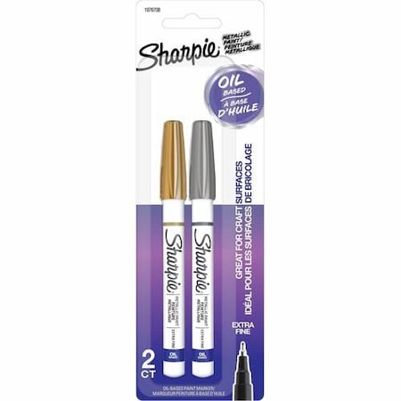 Newell Brands Sharpie Paint Marker, Oil-Based, Extra-Fine Point, AST ...
