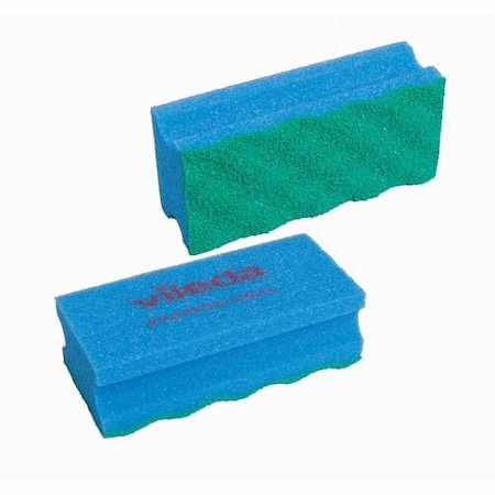 Vileda Professional Sponge, Scrubbing, Foam Back, BE VLD123118 | Zoro