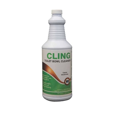 Warsaw Chemical Cling Toilet Bowl Cleaner, Clean, 1-Quart, 12PK 21657 ...
