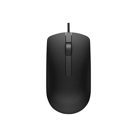 Dell Dell Optical Wired Mouse - MS116 - Optical - Cable - Black - USB ...