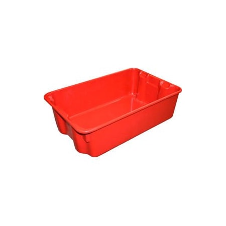 Mfg Tray Stack & Nest Storage Tote, 19-3/4 in L x 12-1/2 in W x 6 in H ...