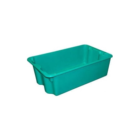 Mfg Tray Stack & Nest Storage Tote, 24-1/4 in L x 14-3/4 in W x 8 in H ...