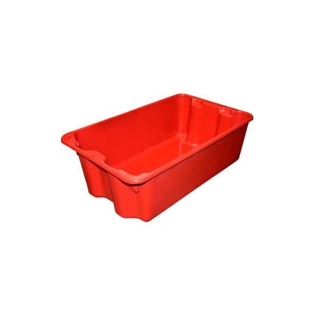 Mfg Tray Stack & Nest Storage Tote, 24-1/4 in L x 14-3/4 in W x 8 in H ...