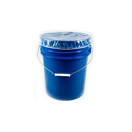 Protective Lining GEC 153; 5 Gallon Pail Elastic Dust Cover 4 mil 100 ...
