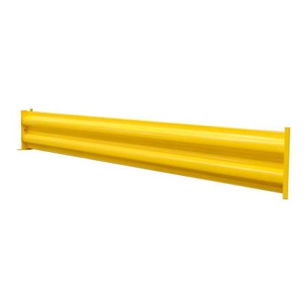 Wildeck Wildeck Steel Guard Rail, 2'L, Yellow WG2 | Zoro
