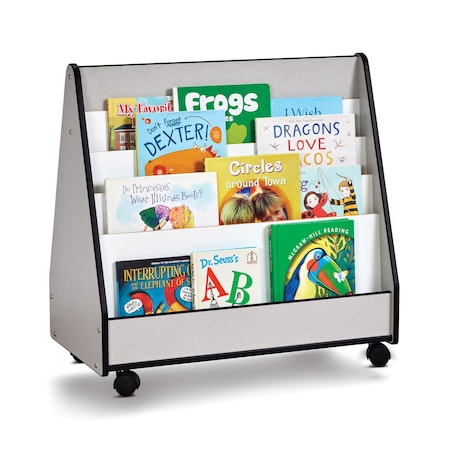 Jonti-Craft Rainbow Accents Double Sided Pick-a-Book Stand, Mobile ...