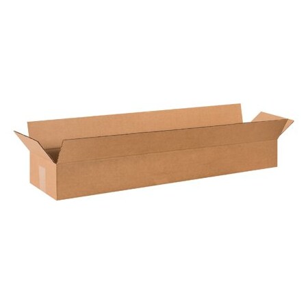 Bsc Preferred Long Corrugated Boxes, 36 in Inside Lg, 8 in Inside W, 4 ...