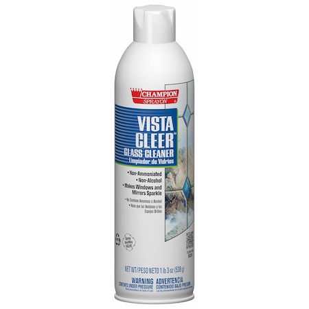 Chase Products Aerosol Glass Cleaner NO ammonia Vista Clear 12/20oz ...