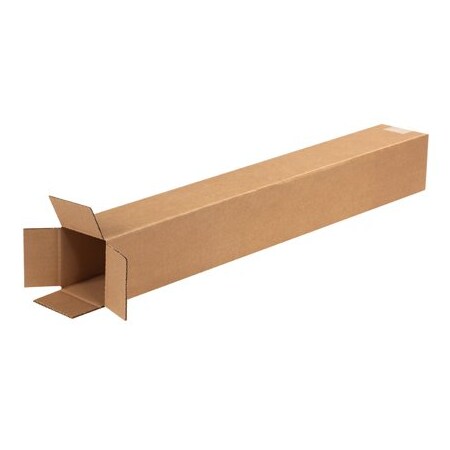 Bsc Preferred Tall Corrugated Boxes, 4 in Inside Lg, 4 in Inside W, 32 ...