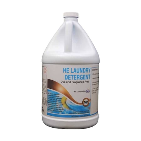 Warsaw Chemical H.E. Liquid Laundry Detergent, 1-Gallon, 4PK 62404 ...