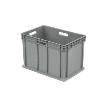 Akro-Mils Straight Wall Container, 23-3/4 in L, 15-3/4 in W, 16-1/8 in ...