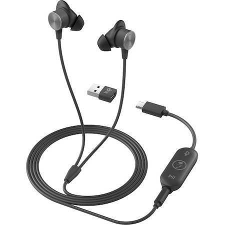 Logitech Logi Zone Wired Earbuds Teams 981001008 | Zoro