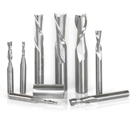 Amana AMS-125 - 8-Pc CNC Up-Cut and Down-Cut Spiral Router Bit Set AMS ...