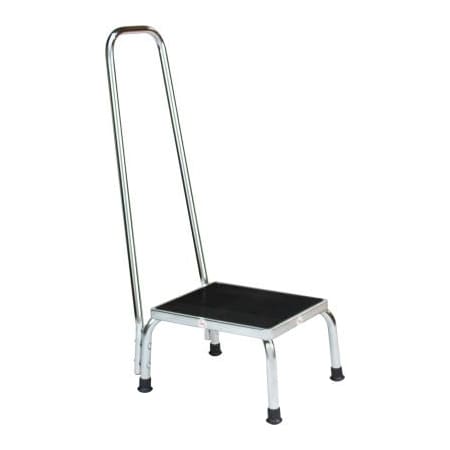 Blickman, Blickman Step Stool 1251 Chrome w/Handrail 1011251000 | Zoro
