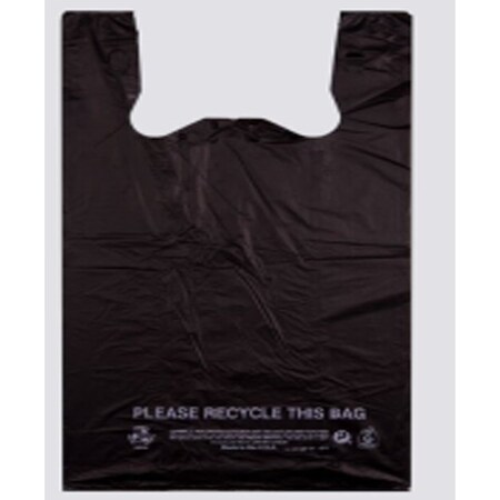 Inteplast Ibs IBS 1/6 bl 12x7x22 Black 21 mic, 500PK BLACK T-SAK | Zoro