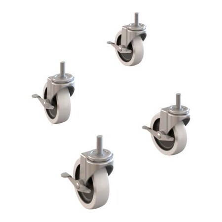 Bostontec Mobile Caster Kit for BOSTONtec Modular Personal Safety ...