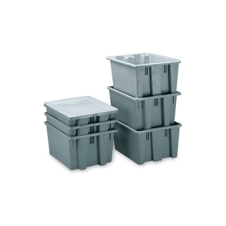 Rubbermaid Commercial Storage Bin, 10 PK FG173100GRAY | Zoro