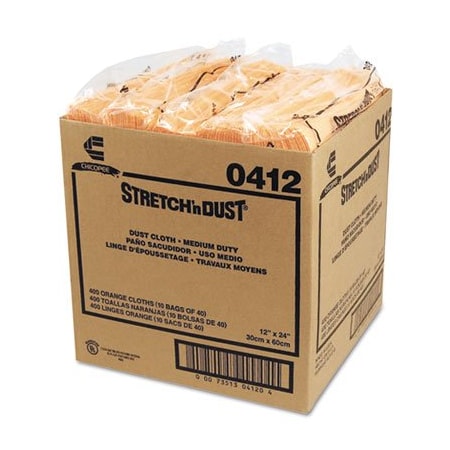 Chicopee Chix, Stretch 'n Dust Cloths, 11 5/8 X 24, Yellow, 10PK 0412 ...