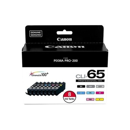 Canon Computer Systems Canon CLI 65 EIGHT COLOR PK CLI658COLORPK | Zoro