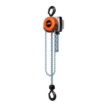 Columbus Mckinnon. CM Hurricane 360 Hand Chain Hoist, 2 Ton, 20 Ft ...