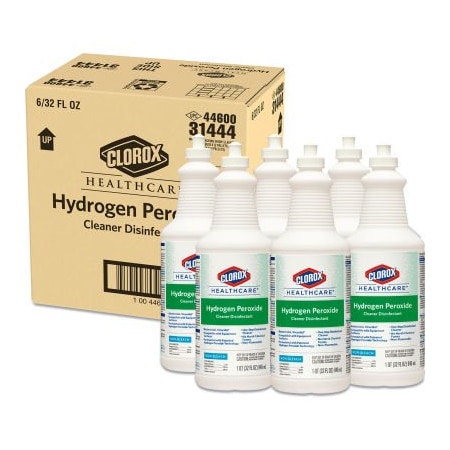 Clorox Healthcare Hydrogen Peroxide Disinfectant Cleaner, 32 oz. Cap ...