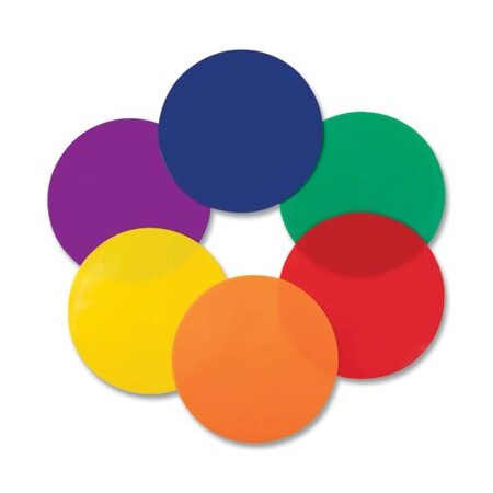 Champion Poly Spot Marker Set, 9in Disks, Assorted Colors, 6 Pieces ...