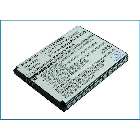 Bsc Preferred ZTE C90 Mobile Phone Replacement Battery CS-ZTC900SL.2 | Zoro