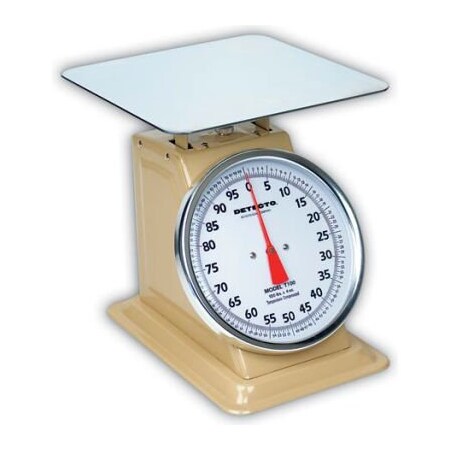 Detecto Detecto Top Load Scale 100lb x 4oz Enamel Finish W/ 10-1/2in ...