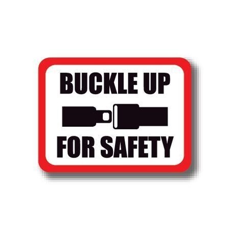 Ergomat 30in x 21in RECTANGLE SIGNS - Buckle Up For Safety DSV-SIGN 630 ...