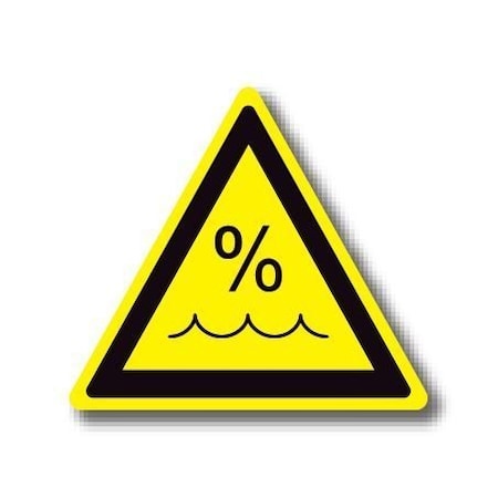 Ergomat 30in TRIANGLE SIGNS - Water Level DSV-SIGN 900 #1319 -UEN | Zoro