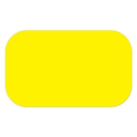 Ergomat 3inx6in DuraStripe Supreme Round Strip Yellow, 45PK DSV-STRIP ...