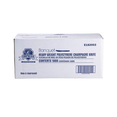Empress Heavy Weight Knife Polystyrene Champagne Dense Pack, 1000PK ...