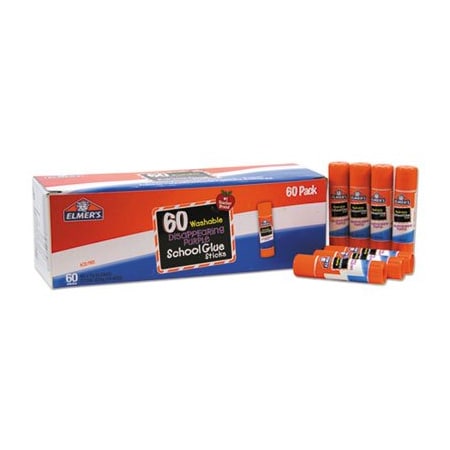 Elmers Products Glue Stick, Purple, 60 PK E503 | Zoro