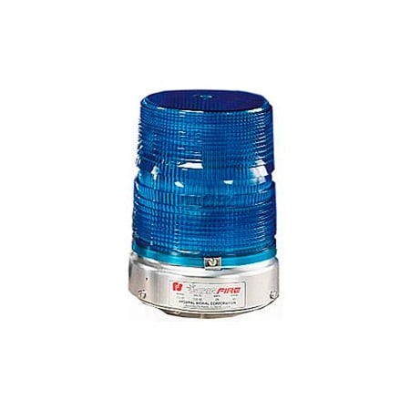 Federal Signal Strobe, 120VAC, Pipe Mount, Blue 131ST-120B | Zoro