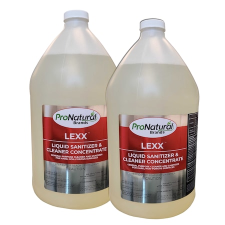 Pronatural Brands LEXX Liquid Sanitizer and Cleaner Concentrate Gallon ...