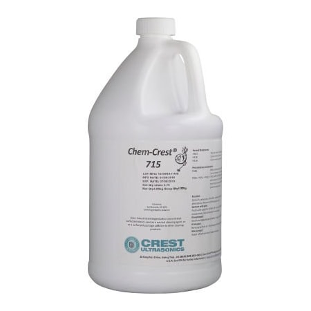 Crest Ultrasonics Chem Crest 715 Neutral Wash Solution - 4 x 1 Gallon ...