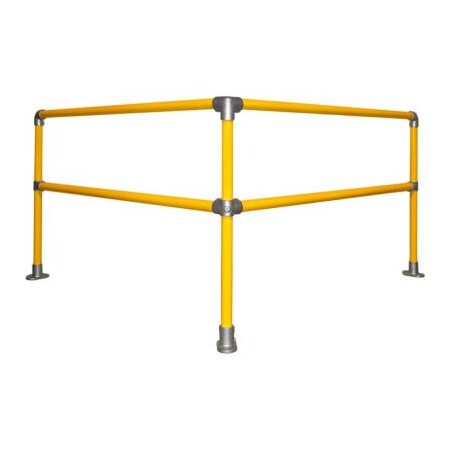 Kee Safety. Kee Safety Galvanized Steel Kwik Kit Railing System, 6' x 6 ...