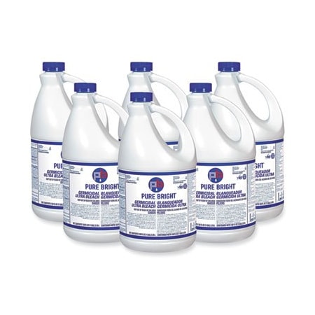 Kik International PureBright, LIQUID BLEACH, 1 GAL BOTTLE, 6PK BLEACH6 ...