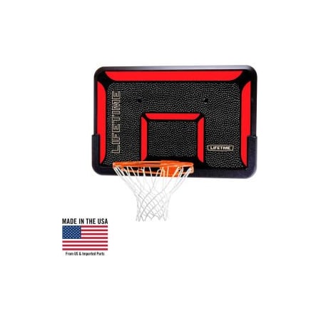 Lifetime LifetimeÂ 44" Rectangular Impact Basketball Backboard W ...