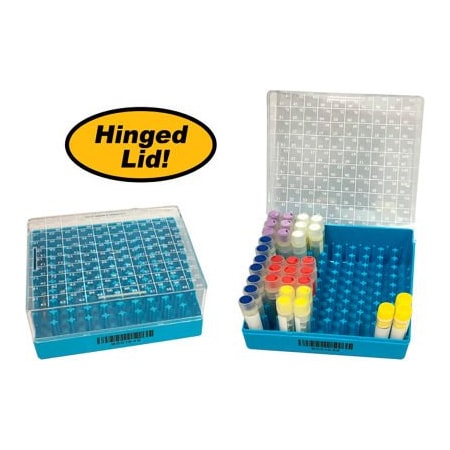 Mtc Bio MTC Bio Cryo Storage Box with Hinged Lid, Polycarbonate, 81 ...
