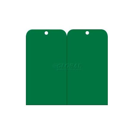 National Marker Co NMC Tags, Accident Prevention Tags Green Blank, 6in ...