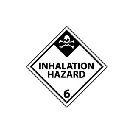 National Marker Co DOT Placard - Inhalation Hazard 6 DL135R | Zoro
