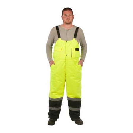 Old Toledo Brands Utility Pro Hi-Vis Lined Bib Overall, Class E, 2XL ...