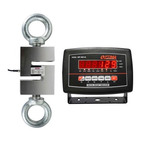 Optima Scale Mfg. Optima LED Digital Hanging Scale 3,000lb x 0.5lb OP ...