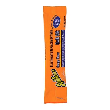 Sqwincher Zero Qwik Stik Sugar Free , Orange. 0.11 oz., 500/Carton ...
