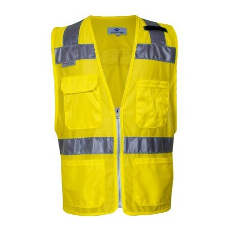 National Safety Apparel VIZABLE Hi-Vis Deluxe Micro Mesh Road Vest ...