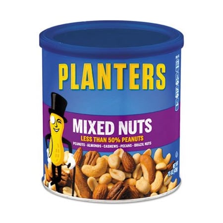 Five Star Distributors Planters, MIXED NUTS, 15 OZ CAN 01670 | Zoro