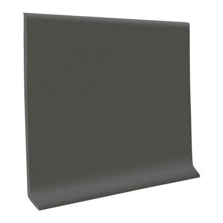 Roppe Vinyl Wall Base 4in x 48in Charcoal 40C53P123 | Zoro