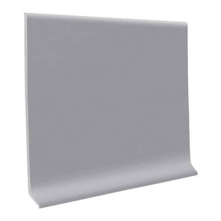 Roppe Thermoplastic Rubber Wall Base 4in x 48in Slate 40C73P175 | Zoro